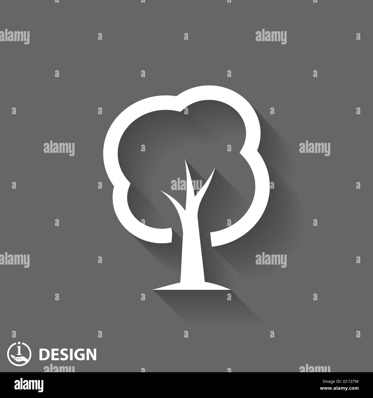 Pictograph of tree Stock Vector Image & Art - Alamy