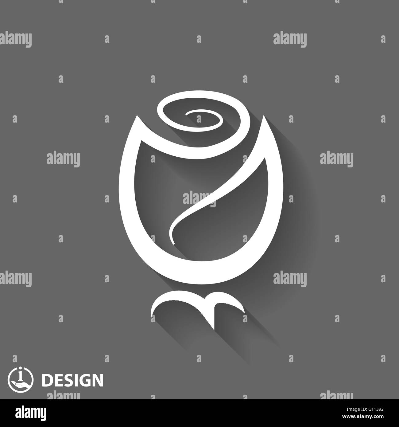 Pictograph of rose Stock Vector Image & Art - Alamy