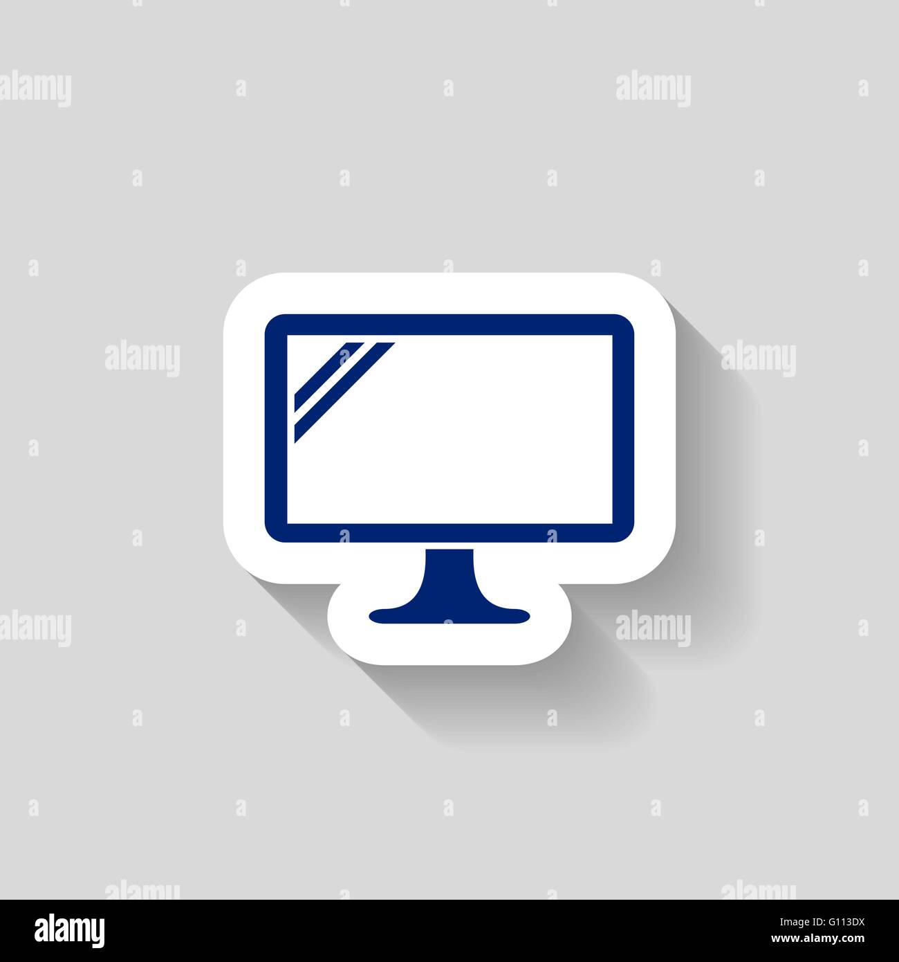 Pictograph of computer Stock Vector Image & Art - Alamy
