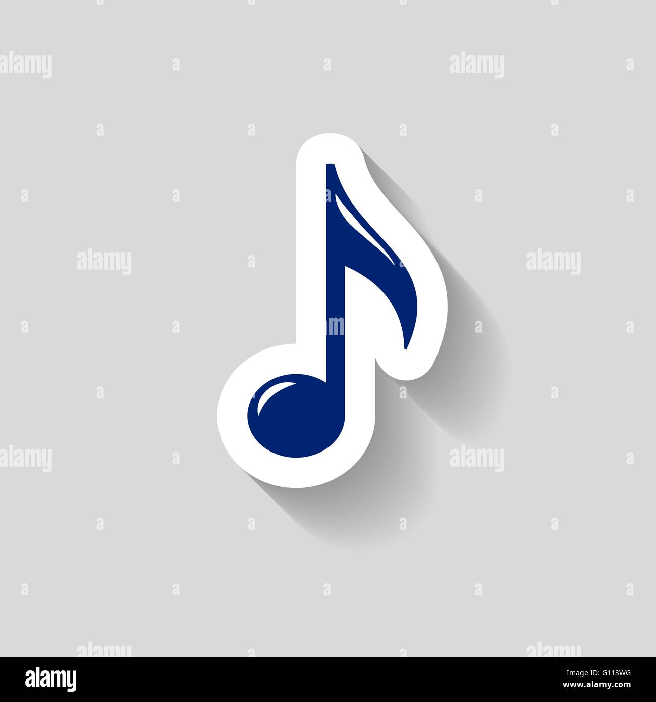 Pictograph of music note Stock Vector Image & Art - Alamy