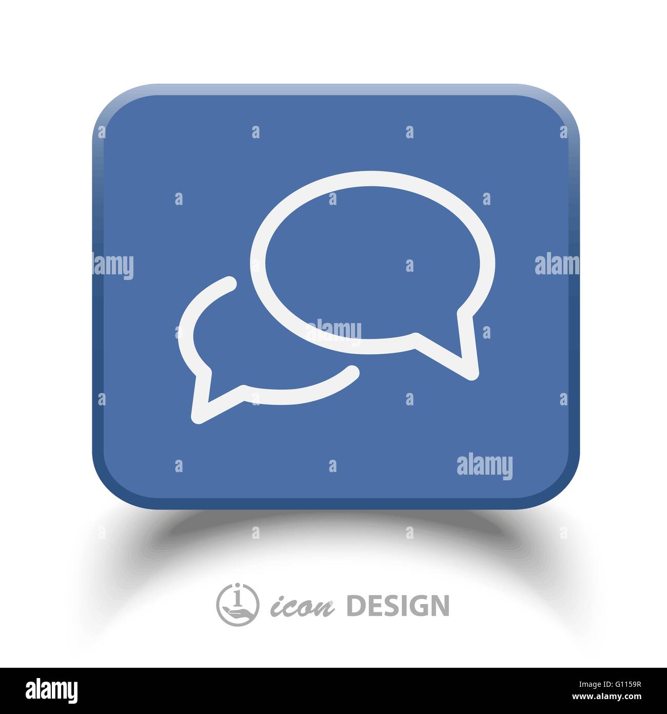 Pictograph of message or chat Stock Vector Image & Art - Alamy