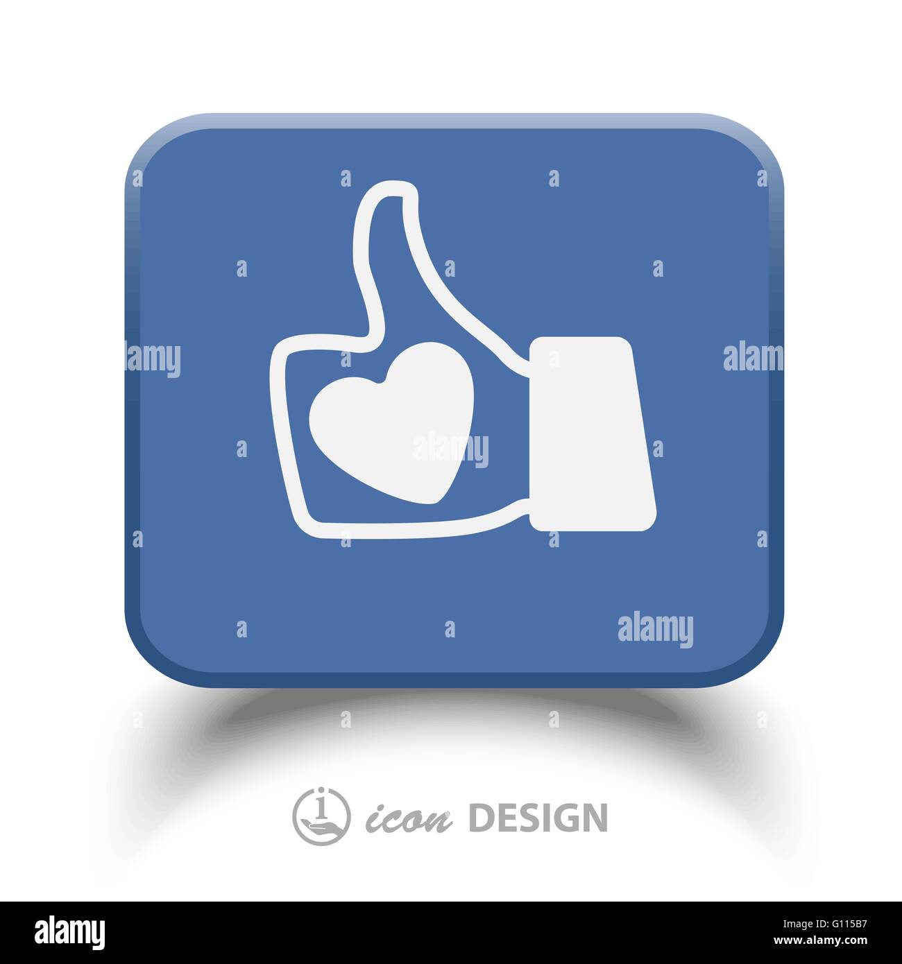 Pictograph of like Stock Vector Image & Art - Alamy