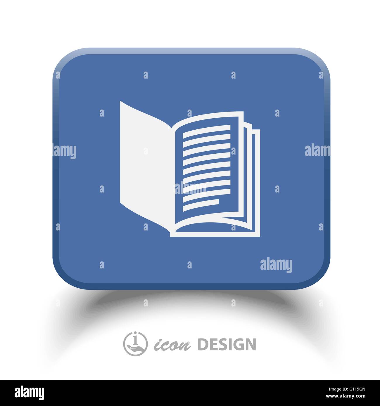 Pictograph of book Stock Vector Image & Art - Alamy