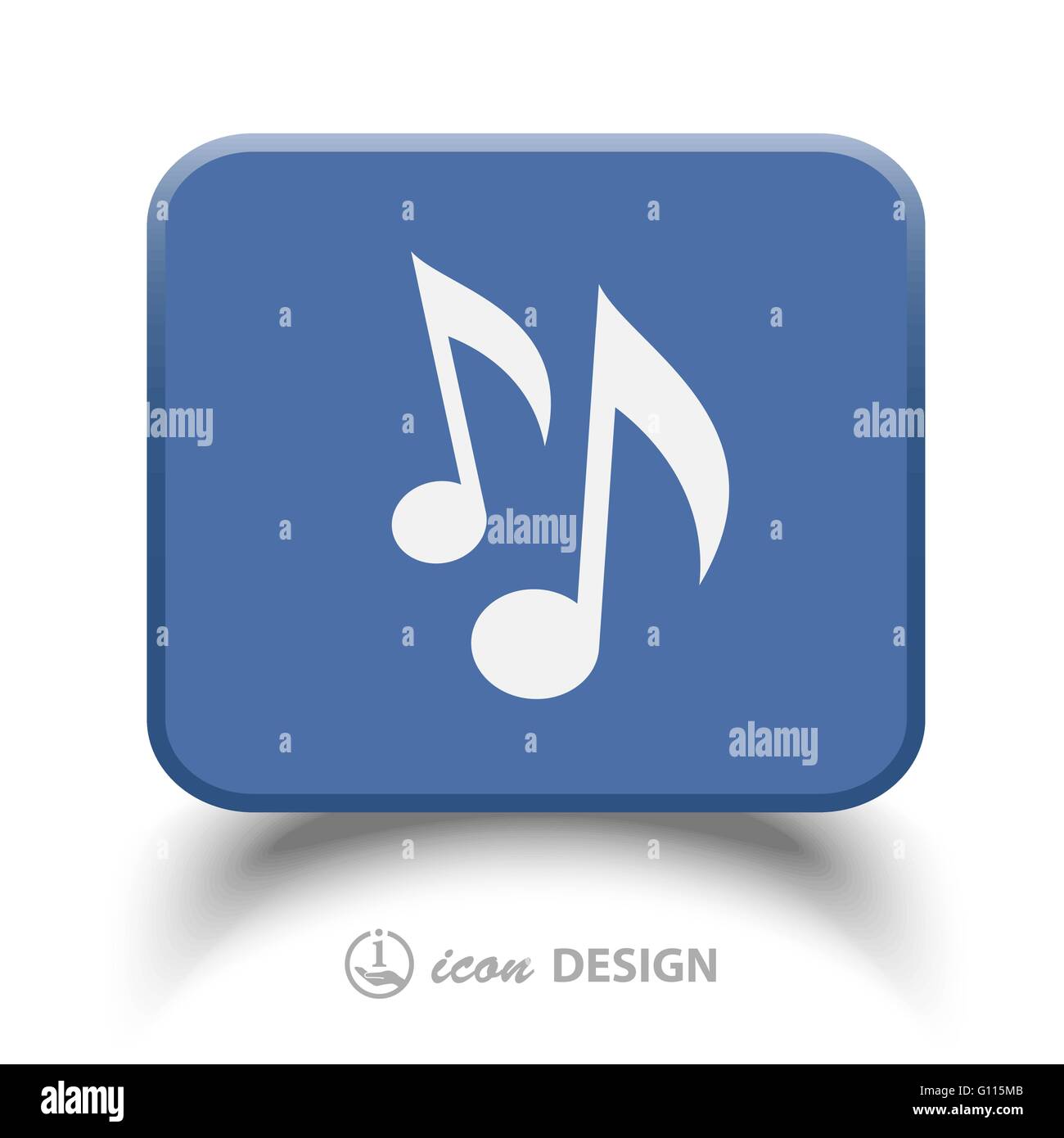 Pictograph of music note Stock Vector Image & Art - Alamy