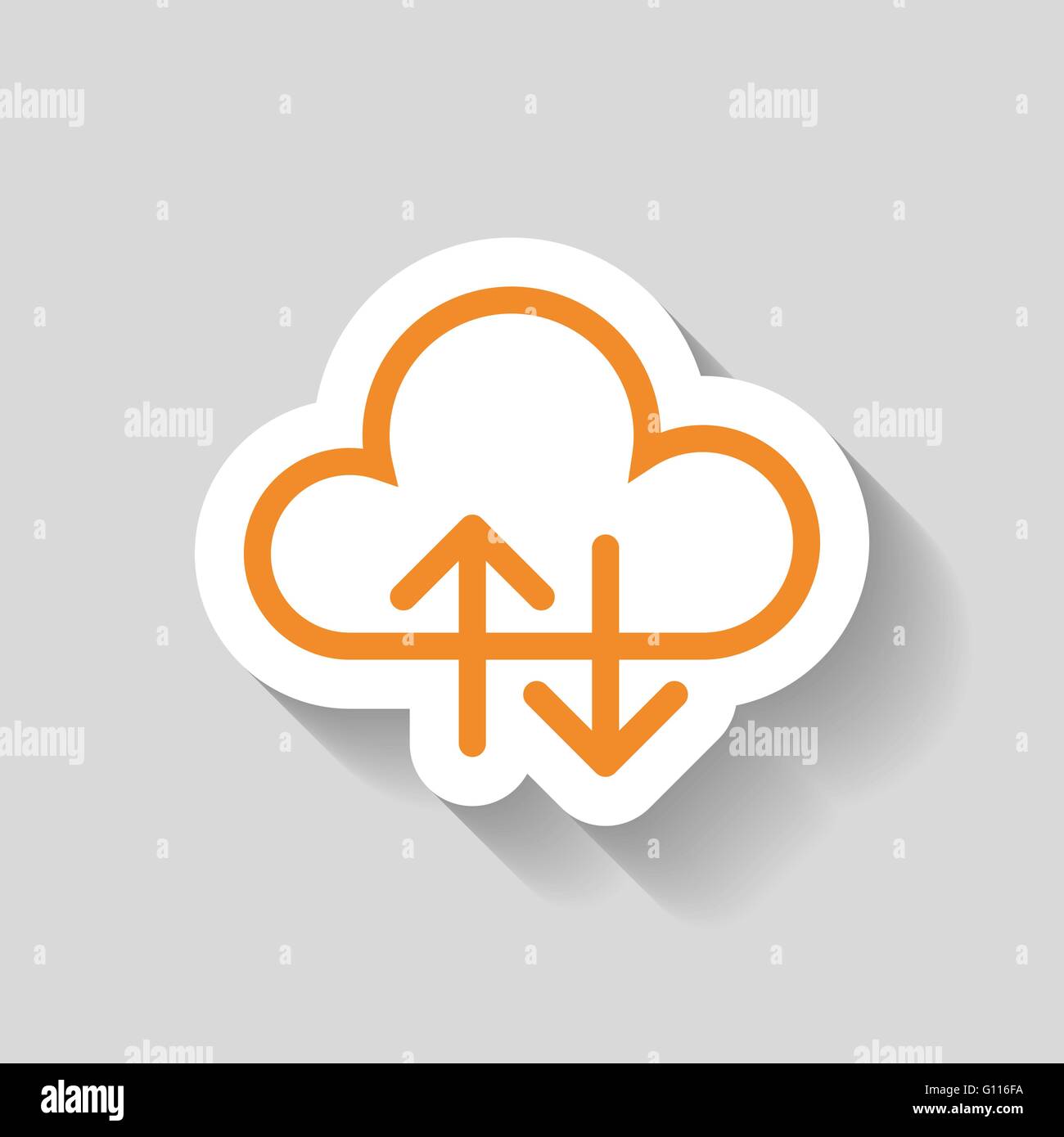 Cloud icon Stock Vector Images - Alamy