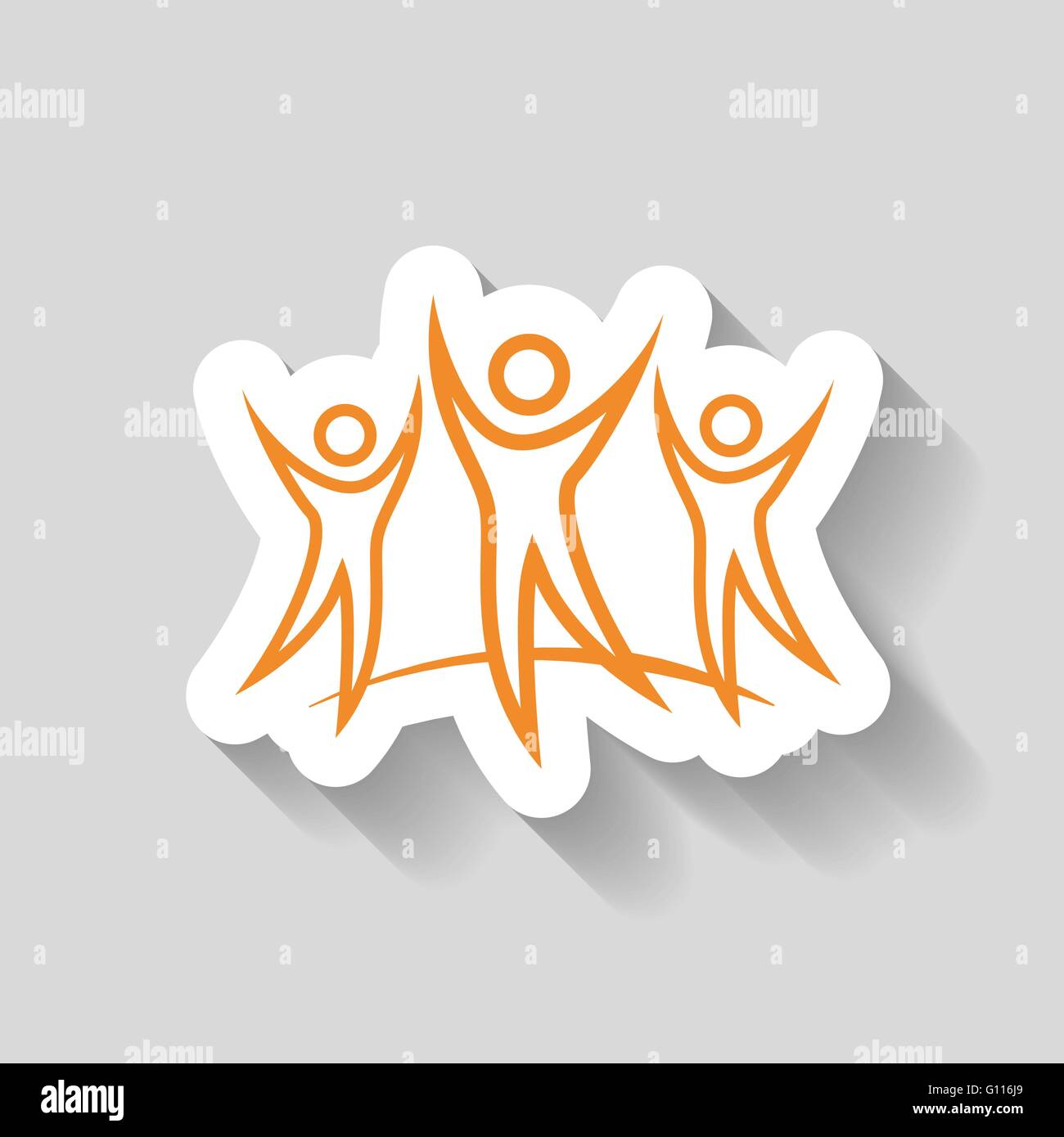 Pictograph of success team Stock Vector Image & Art - Alamy