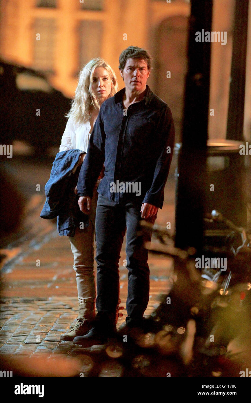 Tom Cruise arrives on the set of 'The Mummy'. The story follows Navy ...