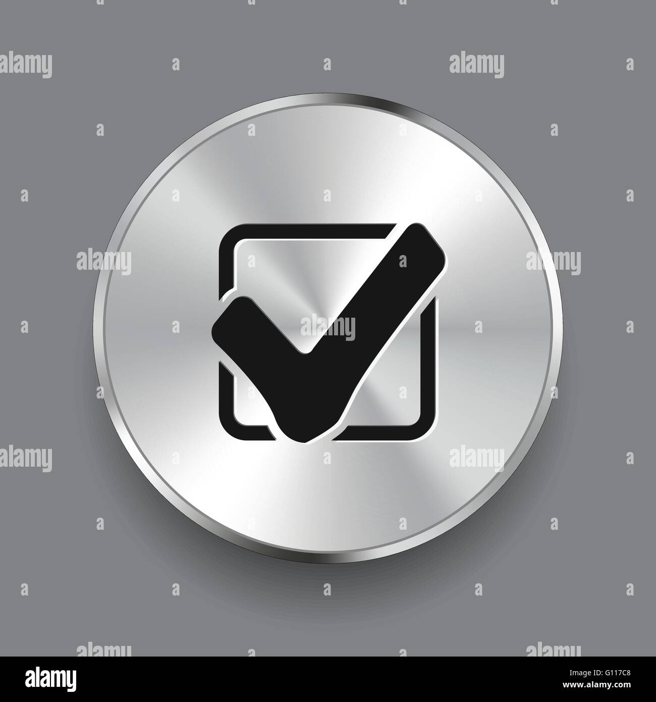 Pictograph of check mark Stock Vector Image & Art - Alamy