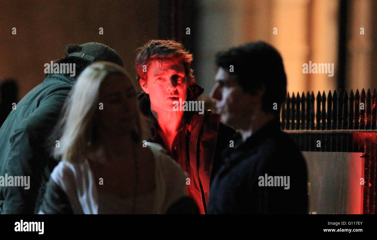 Tom Cruise arrives on the set of 'The Mummy'. The story follows Navy ...