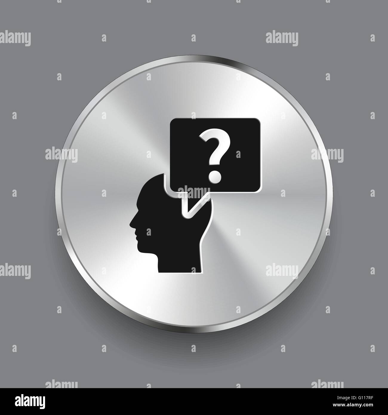 Pictograph of question mark and man Stock Vector Image & Art - Alamy