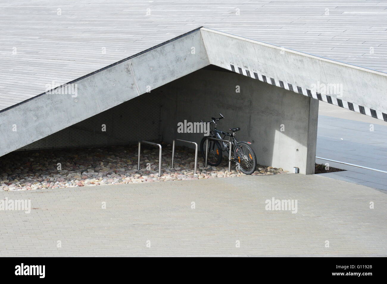Triangular niche from concrete Stock Photo - Alamy