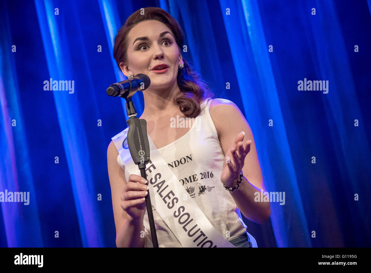 London, UK. 6th May, 2016. Miss London 2016 Finale Credit: Guy ...