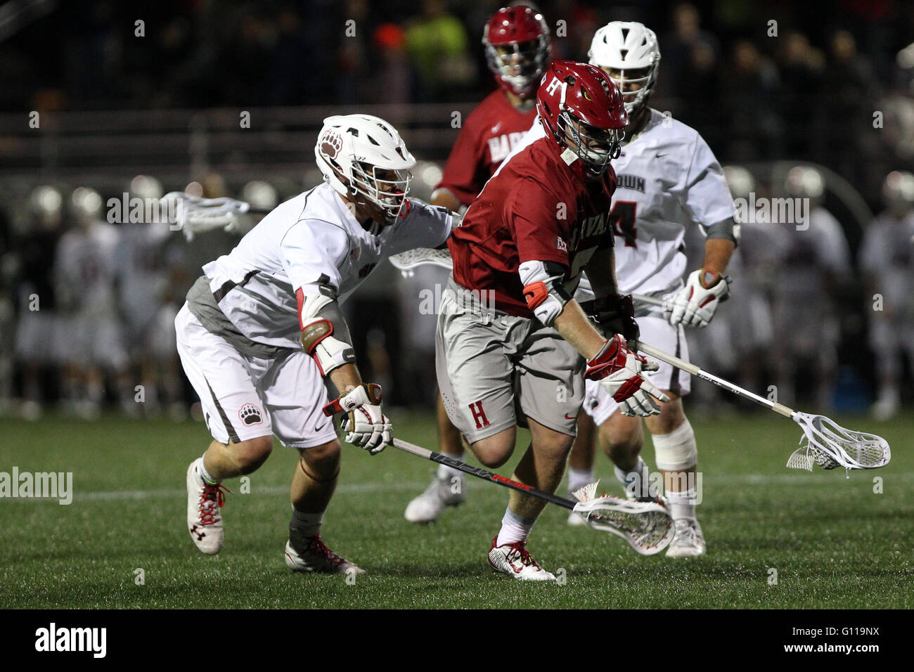 Stevenson-Pincince Field. 6th May, 2016. RI, USA; Brown Bears attackman ...