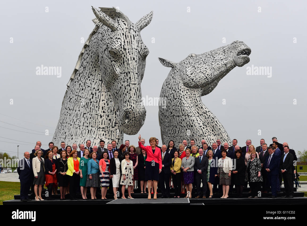 Falkirk, Scotland, United Kingdom, 07, May, 2016. SNP leader and ...