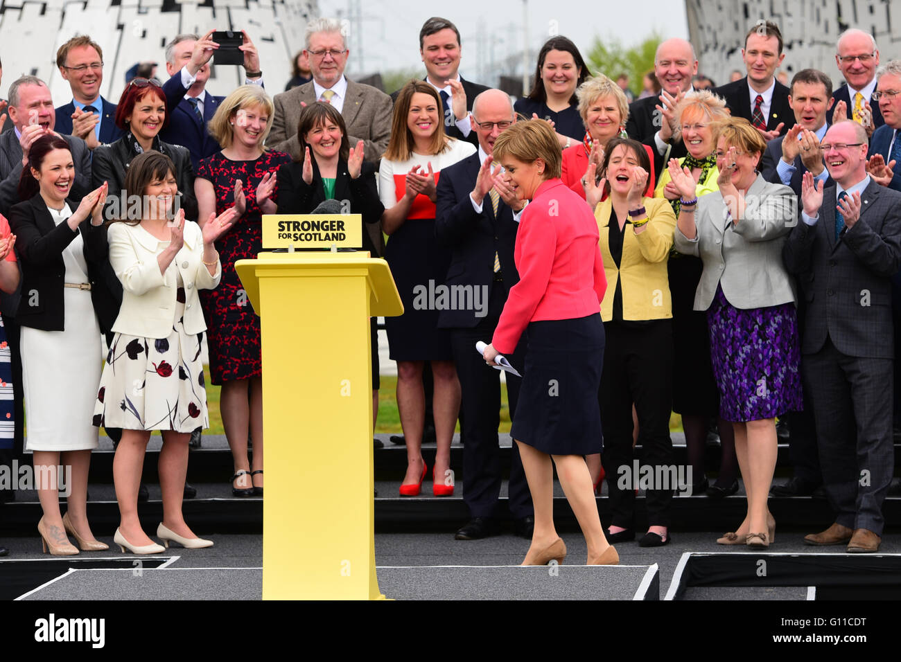 Falkirk, Scotland, United Kingdom, 07, May, 2016. SNP leader and ...