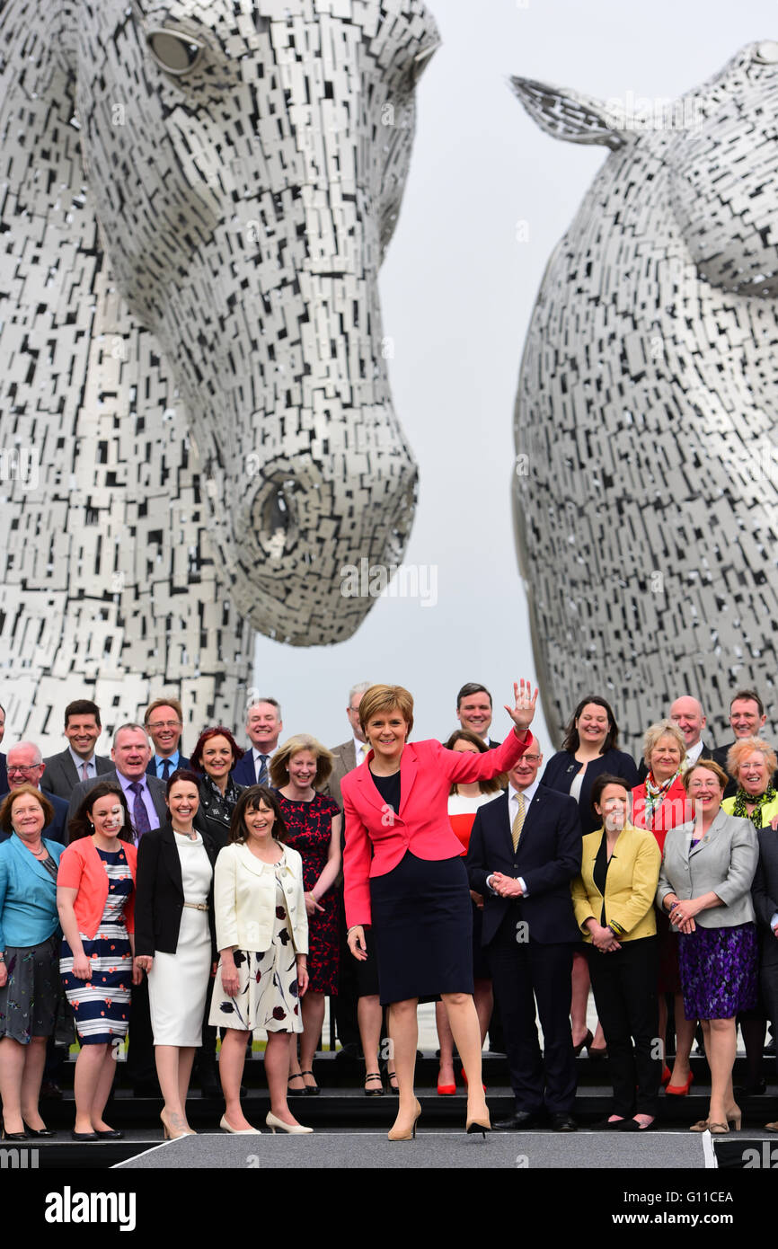 Falkirk, Scotland, United Kingdom, 07, May, 2016. SNP leader and ...