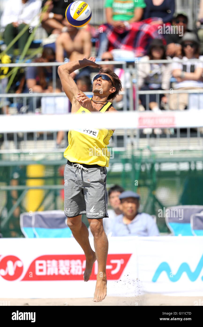 Odaiba Beach, Tokyo, Japan. 4th May, 2016. Koichi Nishimura, MAY 4 ...