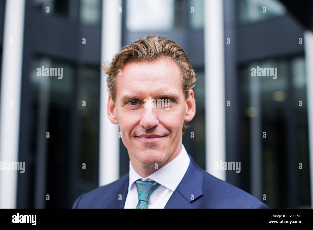 Essen, Germany. 03rd May, 2016. Schenker AG CEO Jochen Thewes poses in ...