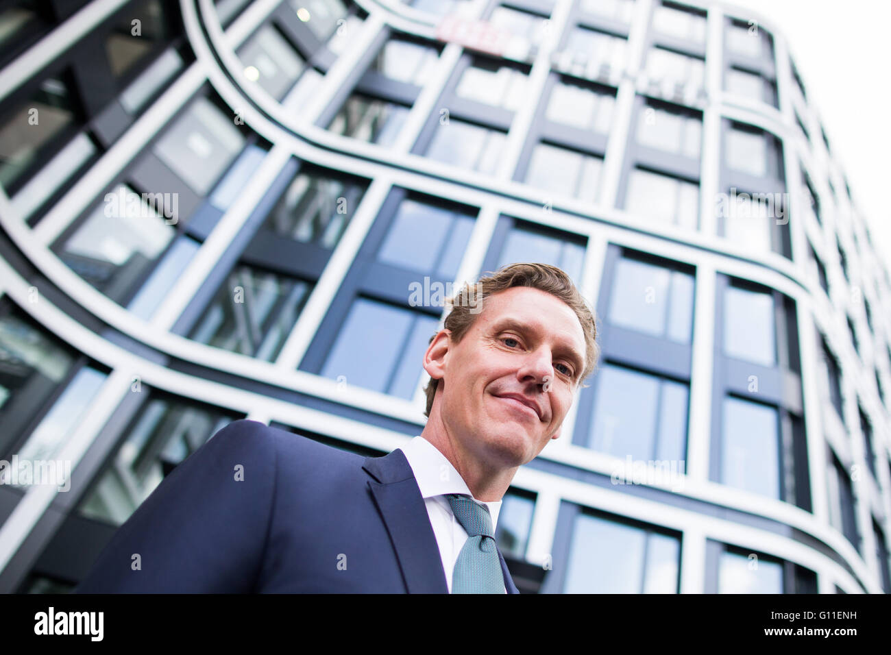 Essen, Germany. 03rd May, 2016. Schenker AG CEO Jochen Thewes poses in ...