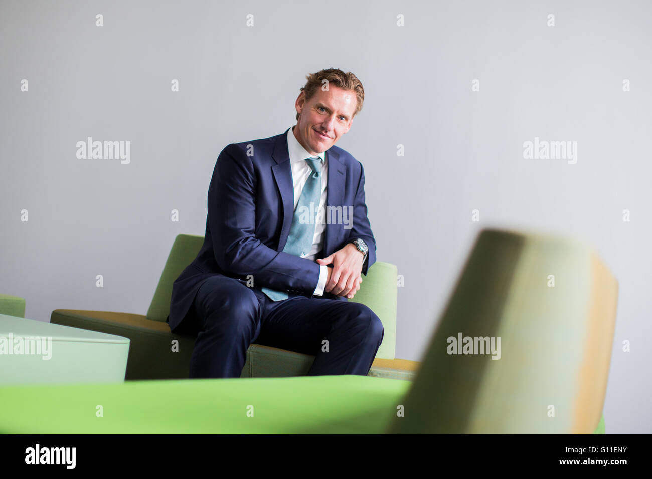 Essen, Germany. 03rd May, 2016. Schenker AG CEO Jochen Thewes poses in ...