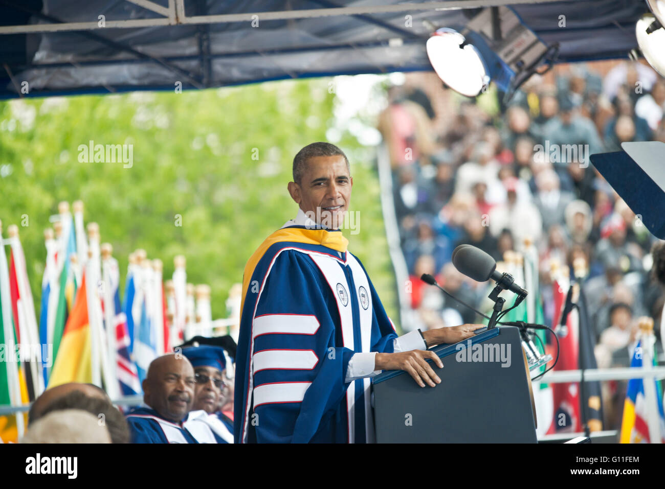 Howard university graduation hi-res stock photography and images - Alamy