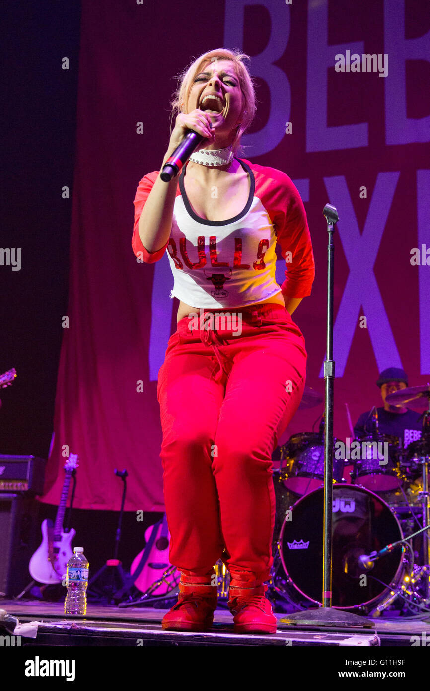 Rosemont, Illinois, USA. 6th May, 2016. Singer BEBE REXHA performs live ...