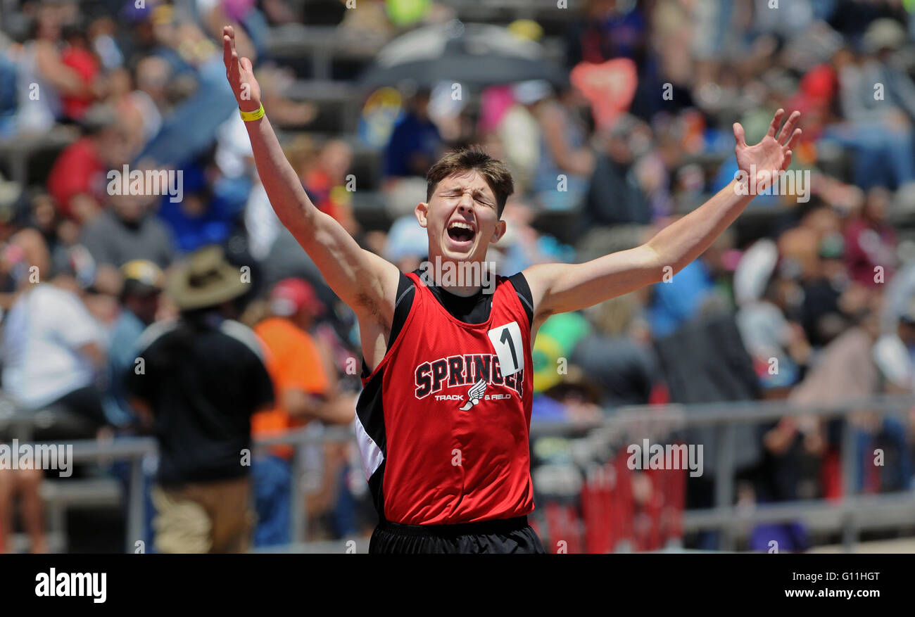 Albuquerque, NM, USA. 7th May, 2016. Springer's Isaiah Garcia ...
