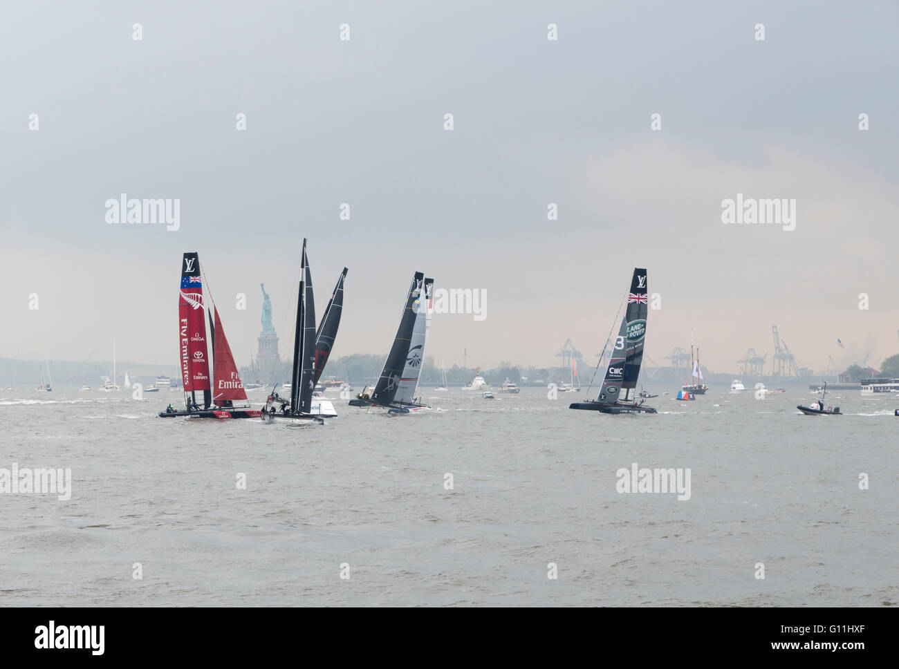 2016 America's Cup World Series on the Hudson River in New York City ...