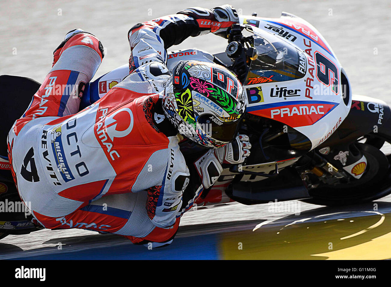 Le Mans, France. 8th May, 2016. Danilo Petrucci of Italy and Octo ...