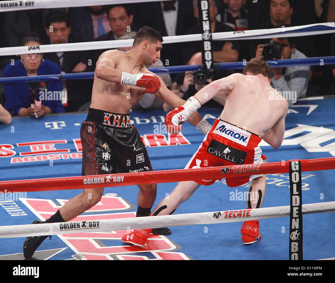 Las Vegas, Nevada, USA. 7th May, 2016. WBC Middleweight Champion Canelo ...