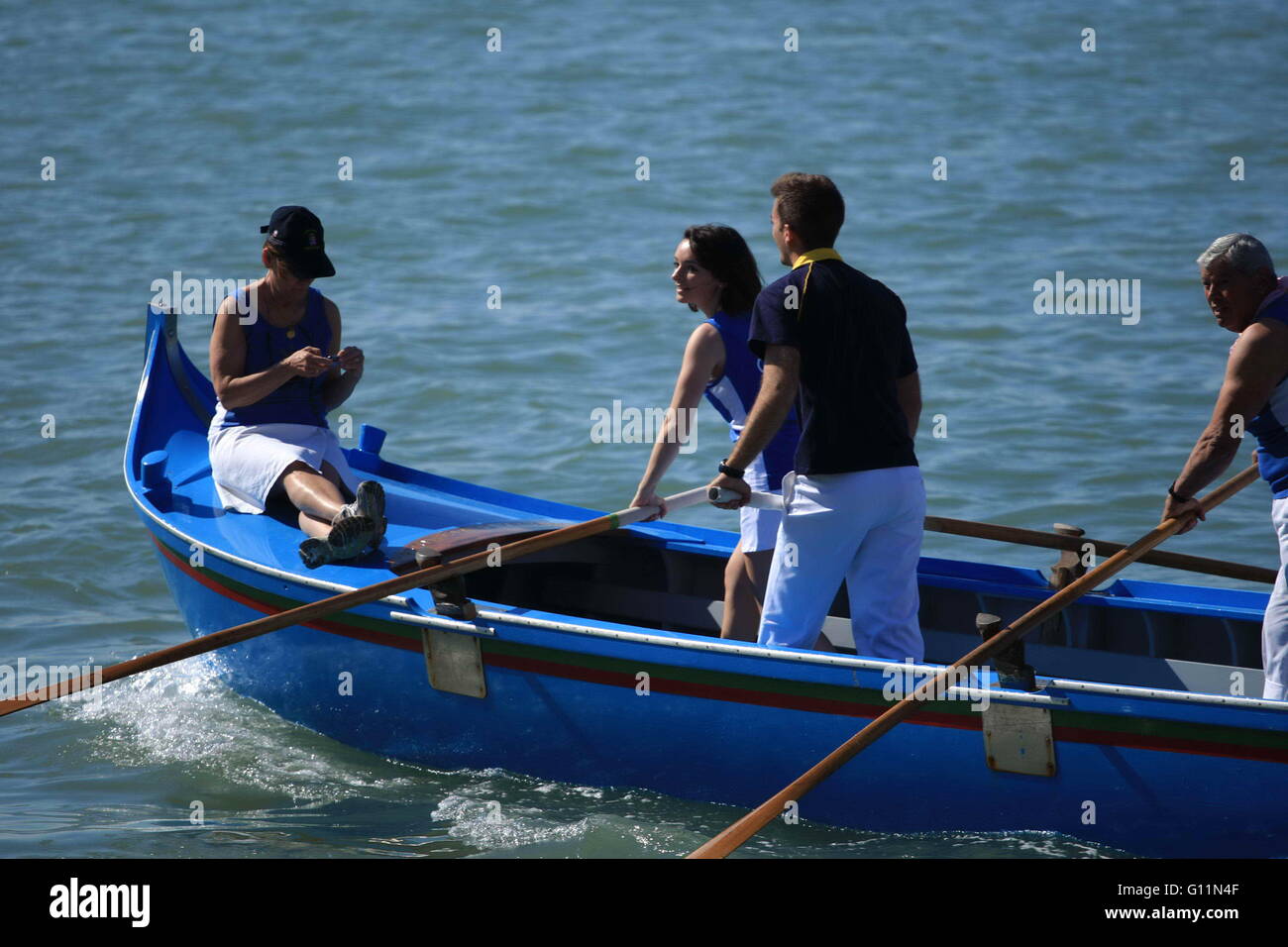 Venice, Italy. 8th May, 2016. Marriage of the Sea parade (Spozalizio ...