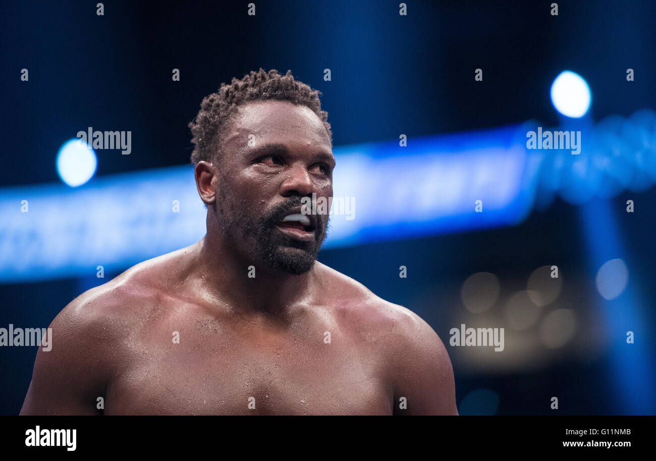 Hamburg, Germany. 07th May, 2016. Dereck Chisora of Britain in action ...