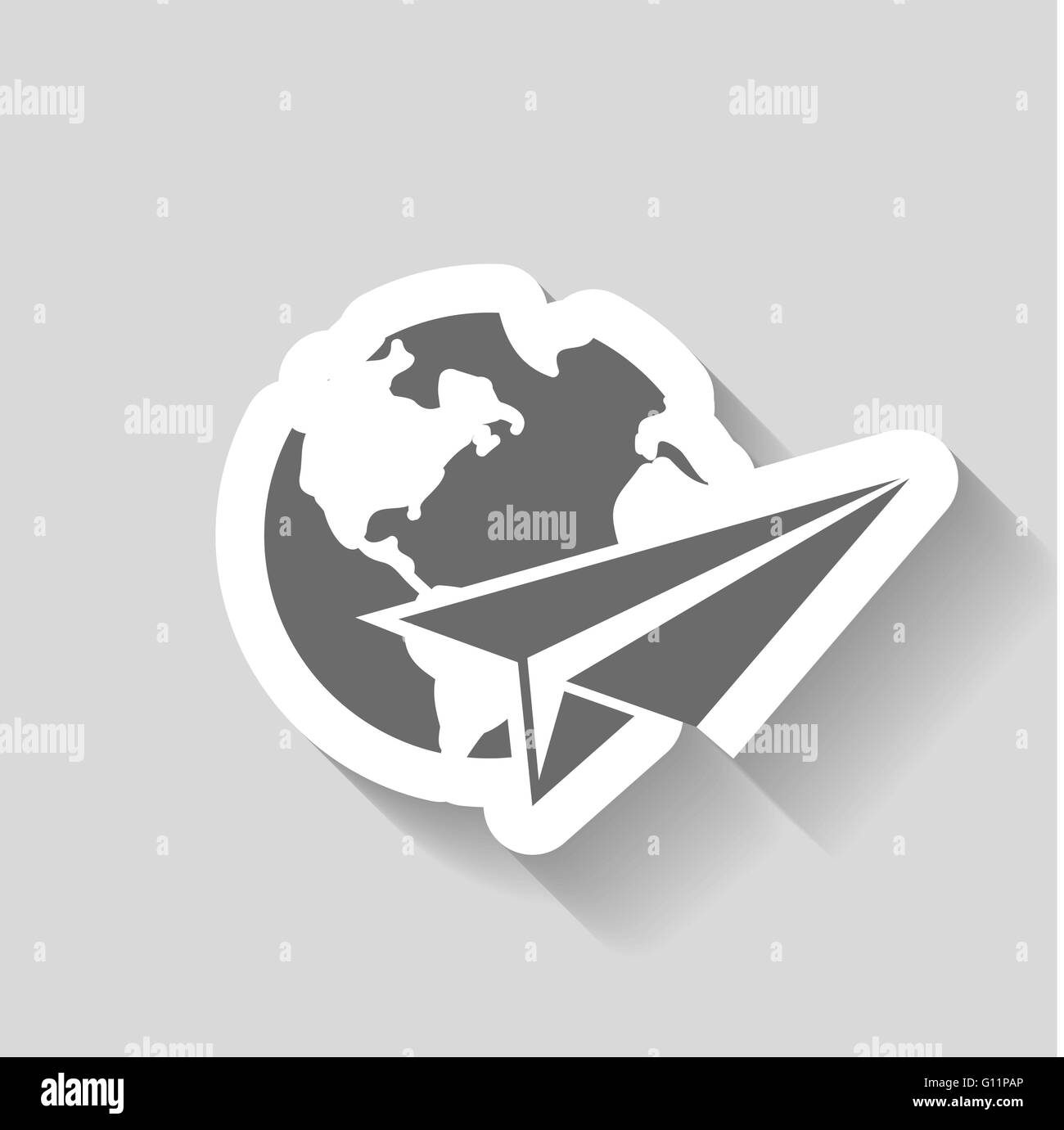 Pictograph of airplane Stock Vector Image & Art - Alamy
