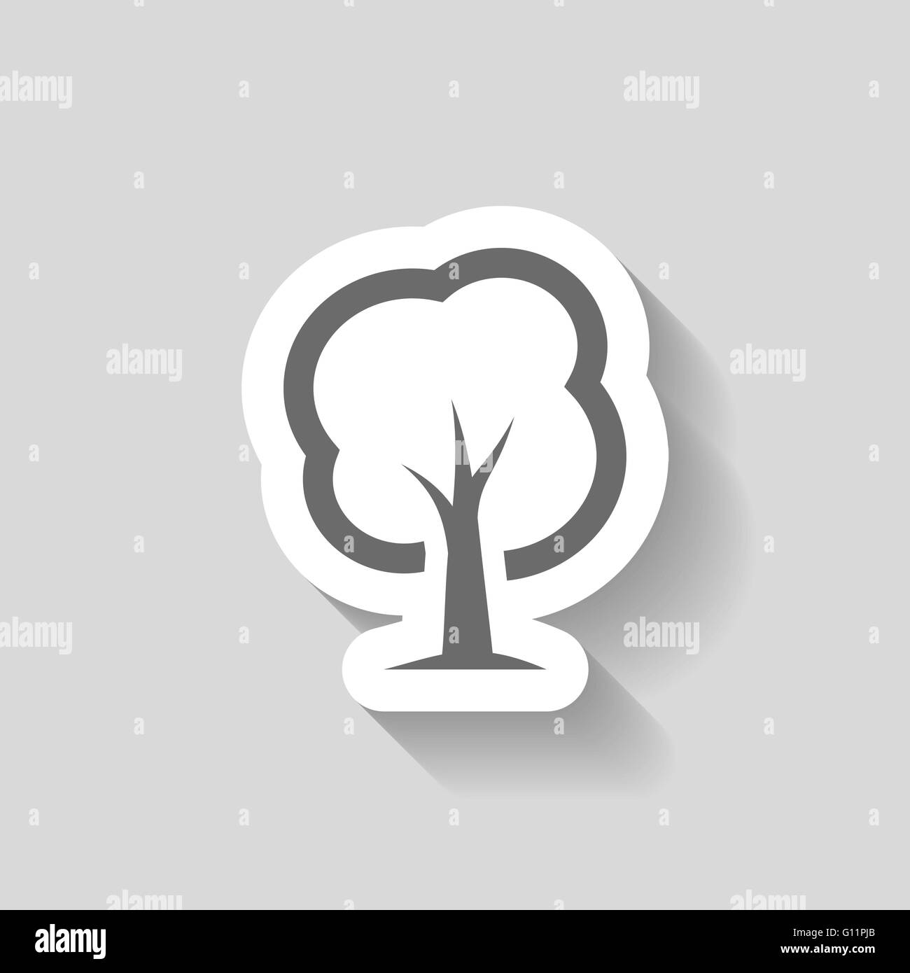 Pictograph of tree Stock Vector Image & Art - Alamy