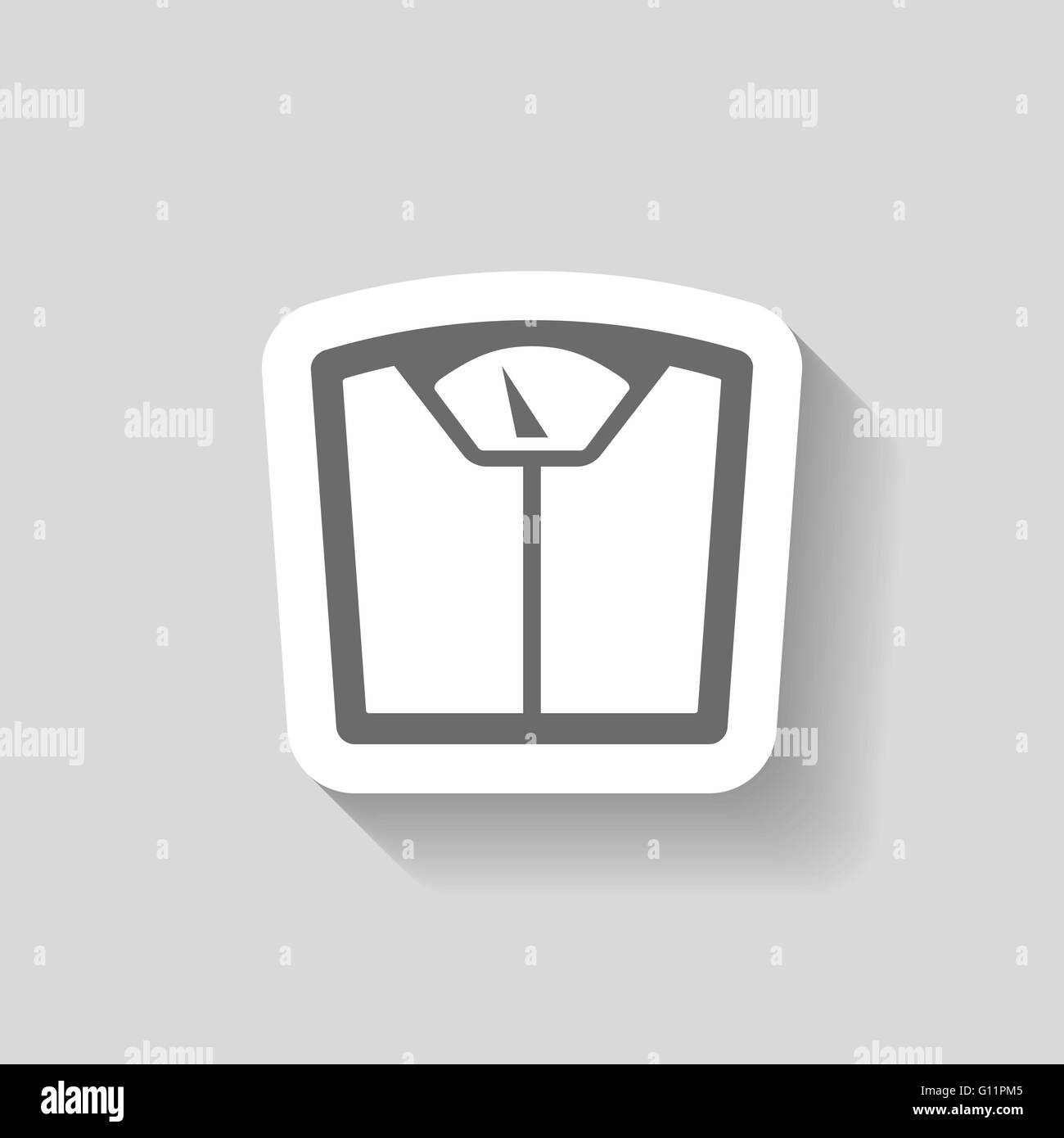 Pictograph Of Bathroom Scale Stock Vector Image And Art Alamy