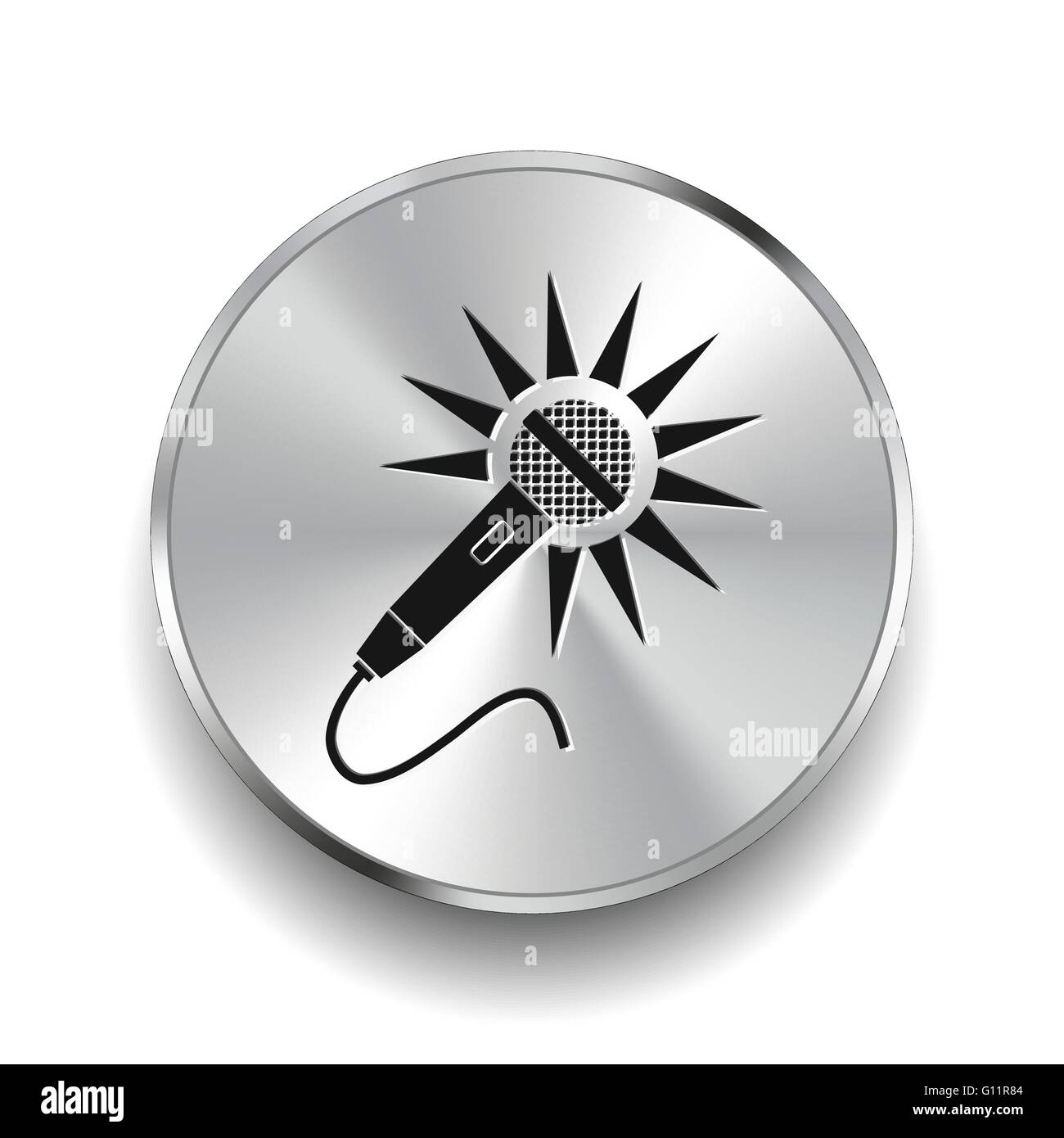 Phone interview concept icon Cut Out Stock Images & Pictures - Alamy