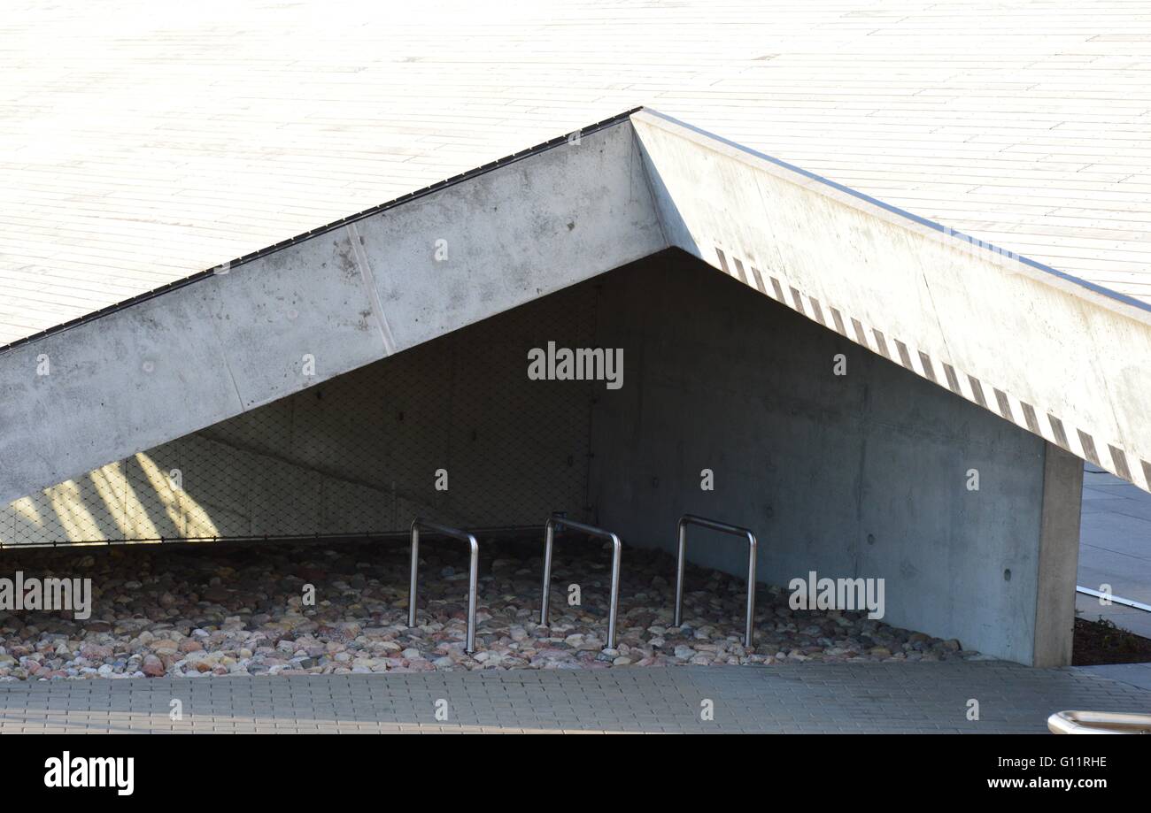 Triangular from concrete Stock Photo - Alamy