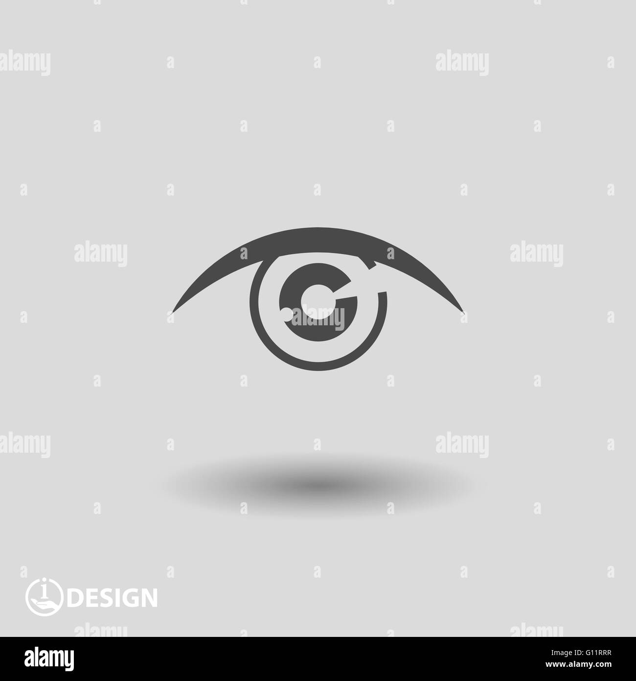 Pictograph of eye Stock Vector Image & Art - Alamy