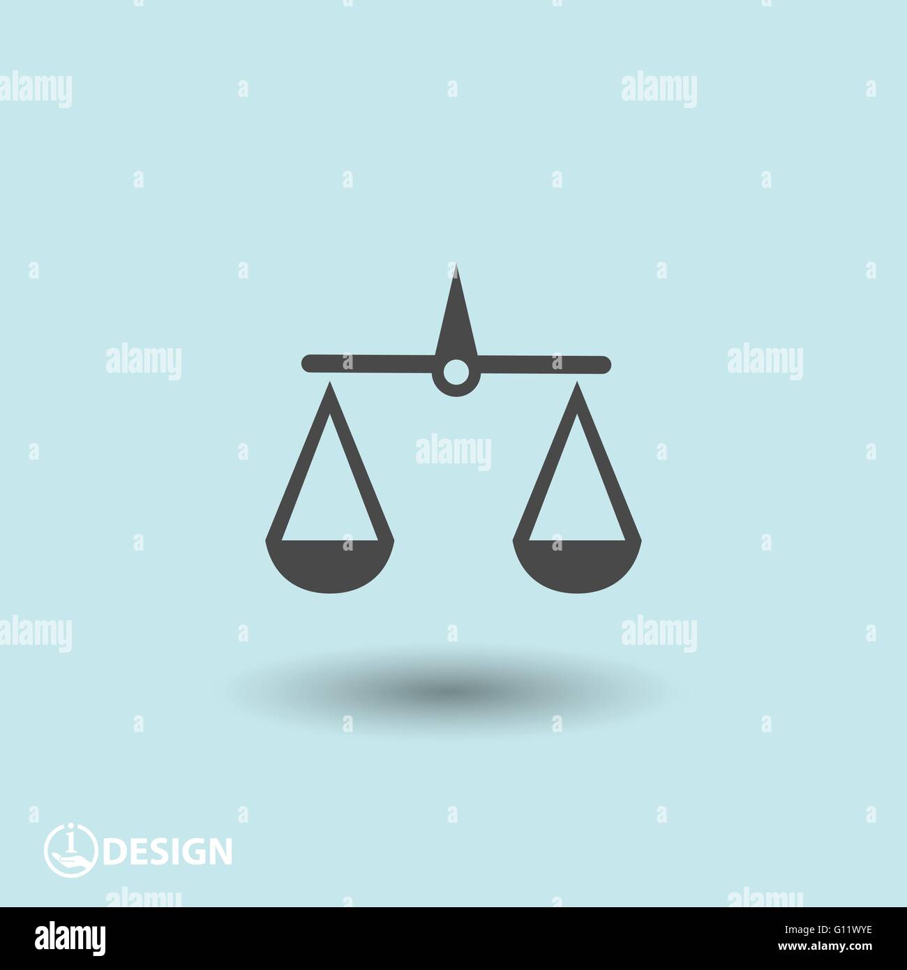 Pictograph of justice scales Stock Vector Image & Art - Alamy