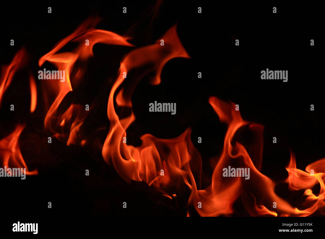 red fire burning Stock Photo - Alamy
