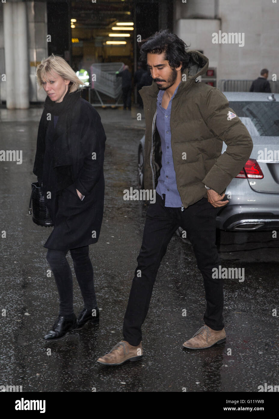 Dev Patel arriving at the BBC Radio 1 studios Featuring: Dev Patel ...