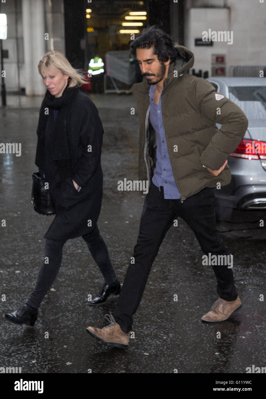 Dev Patel arriving at the BBC Radio 1 studios Featuring: Dev Patel ...