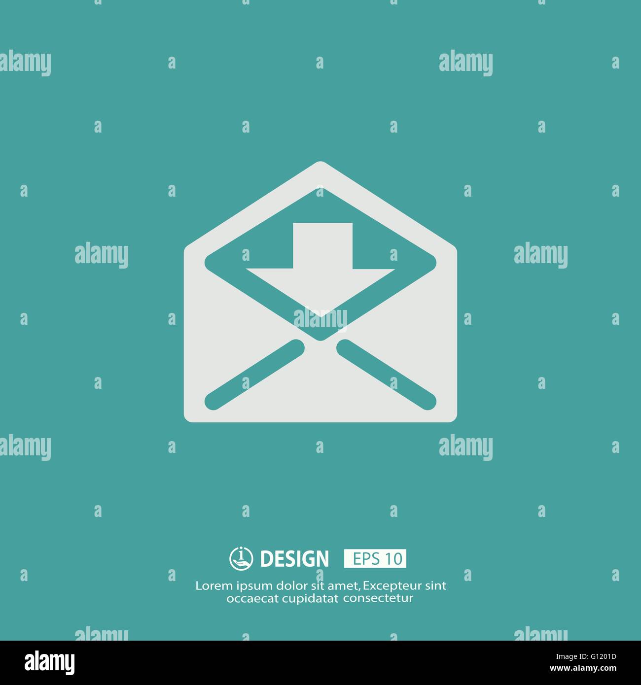 Pictograph of mail Stock Vector Image & Art - Alamy