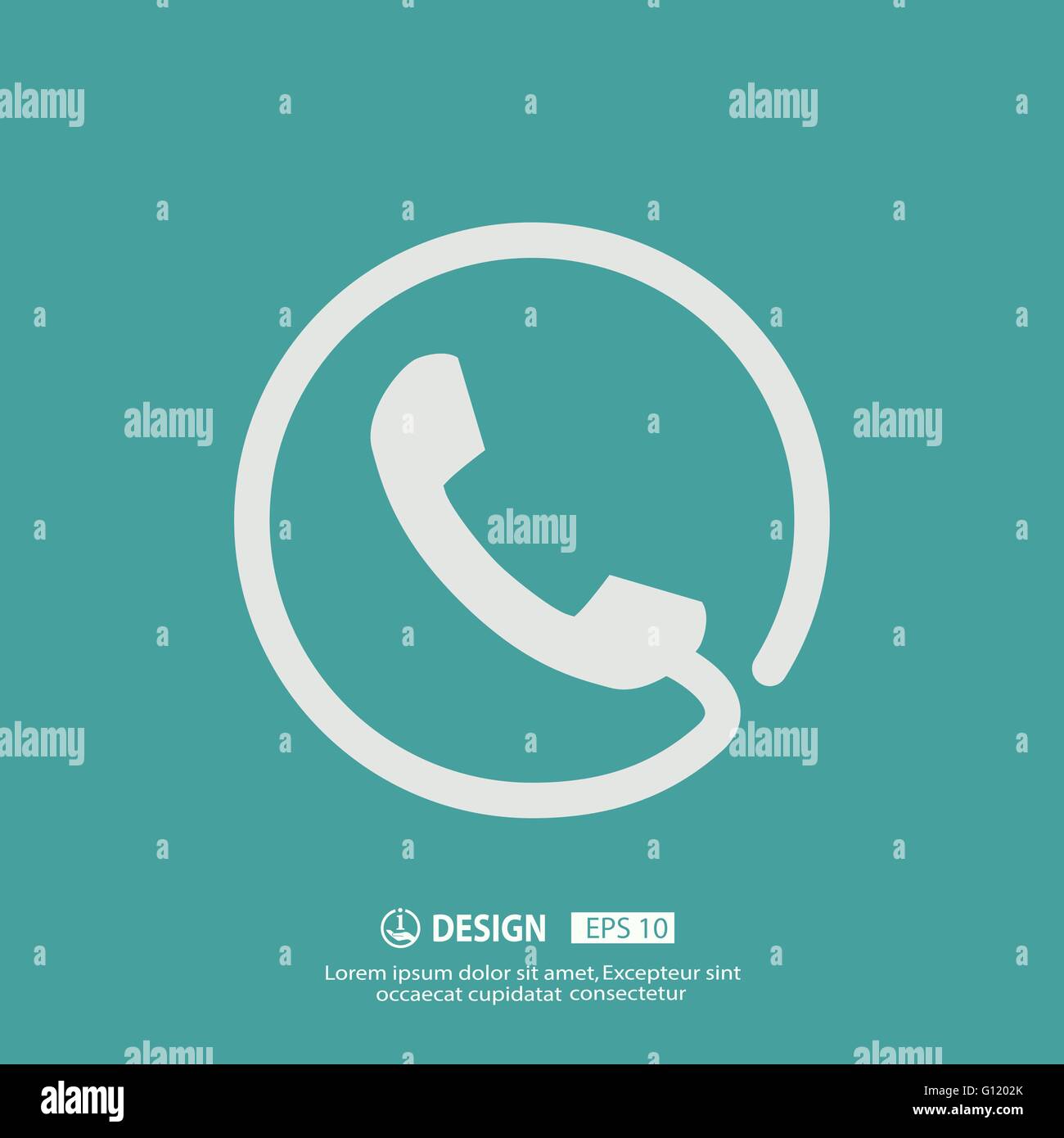 Pictograph of phone Stock Vector Image & Art - Alamy