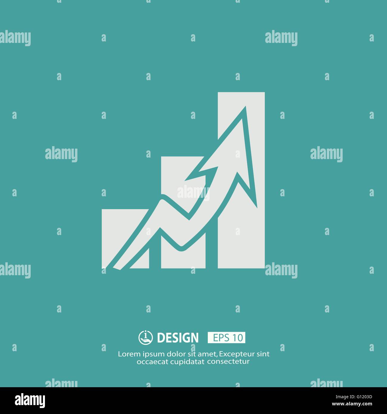 Pictograph of graph Stock Vector Image & Art - Alamy