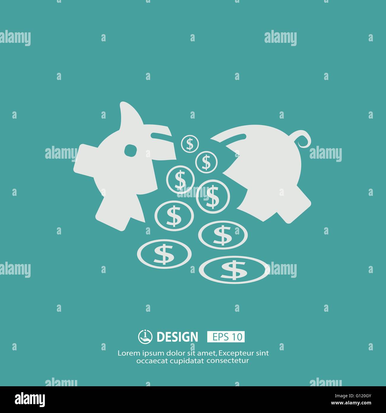 Moneybox icon hi-res stock photography and images - Alamy