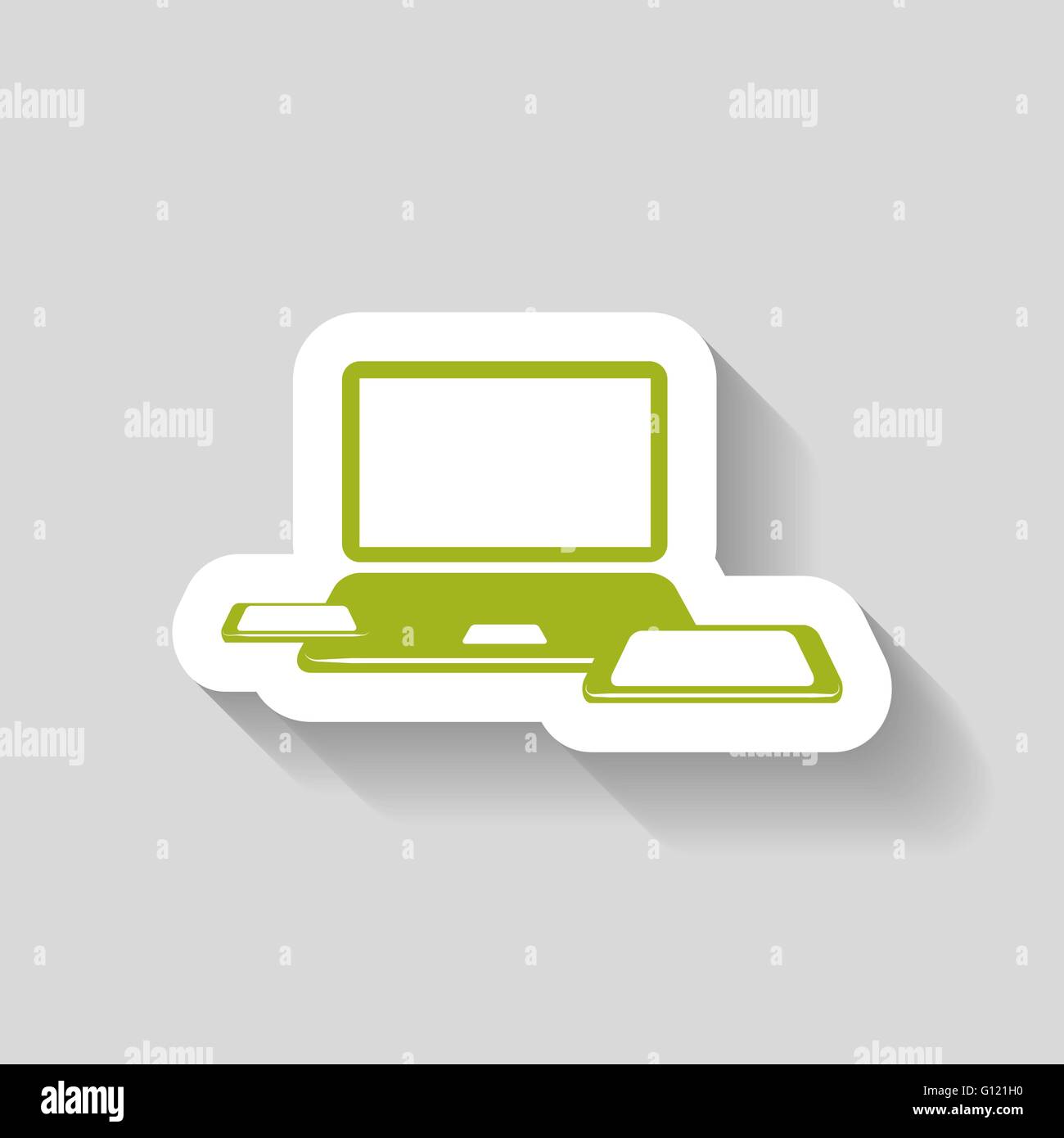 Pictograph of computer Stock Vector Image & Art - Alamy