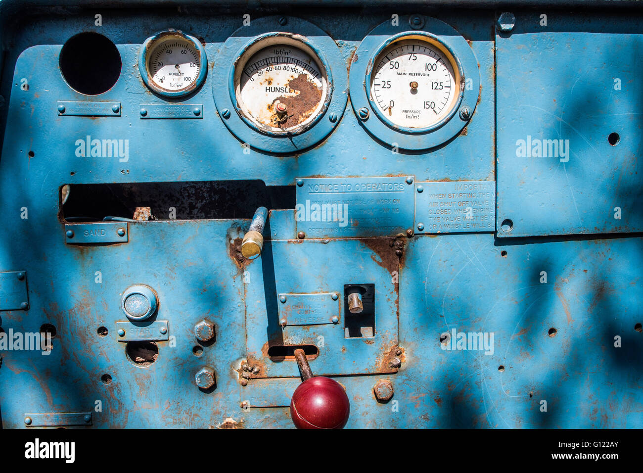 Train control panel hi-res stock photography and images - Alamy