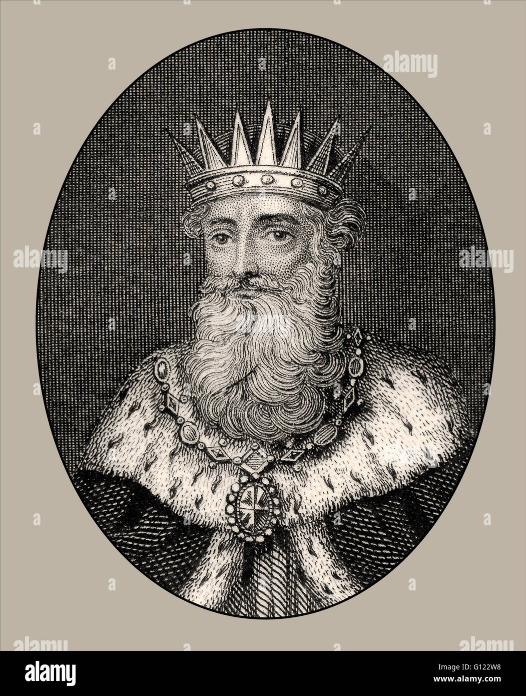 Edward the Confessor, 1003-1066, king of England Stock Photo - Alamy