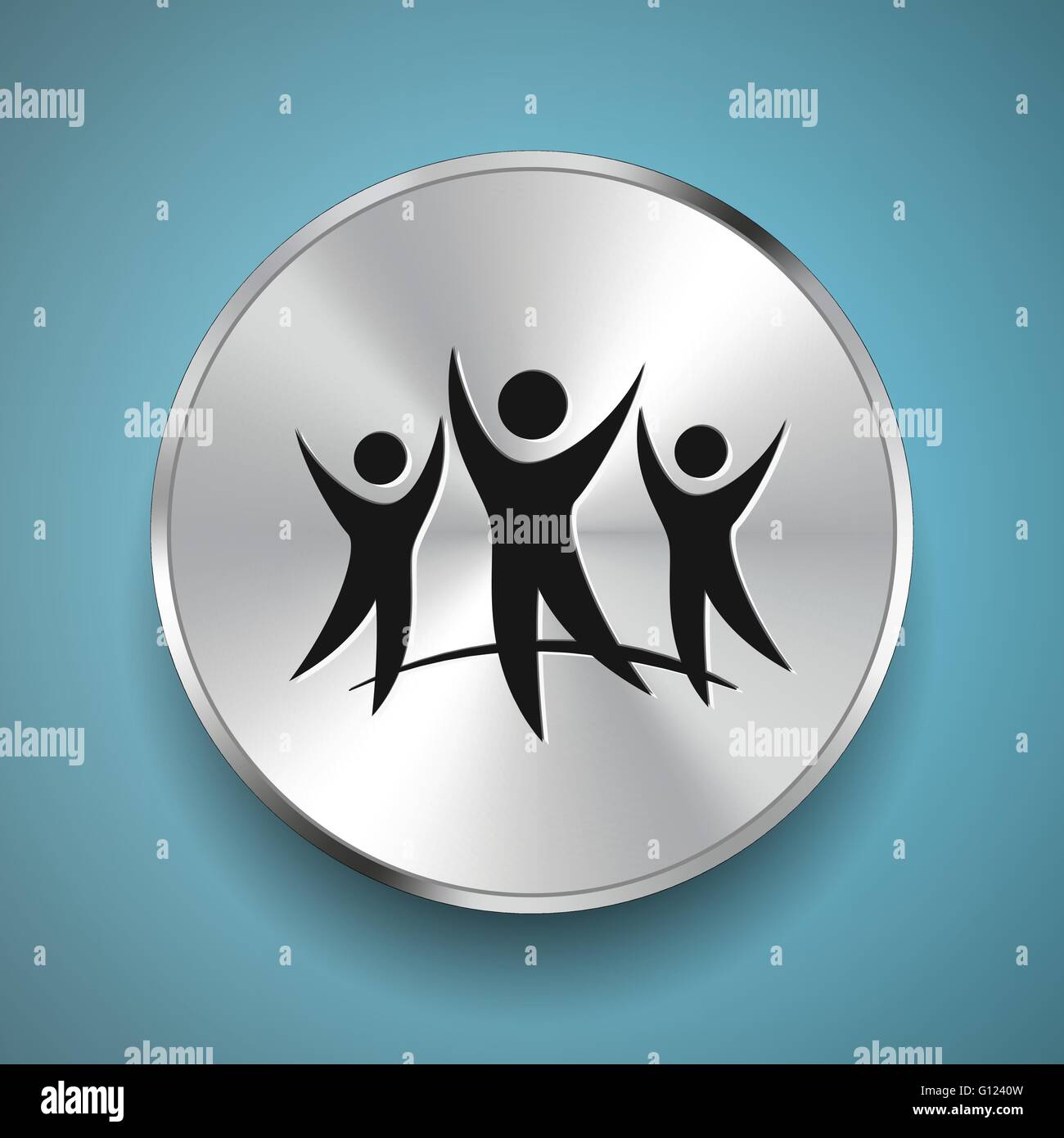 Pictograph of success team Stock Vector Image & Art - Alamy